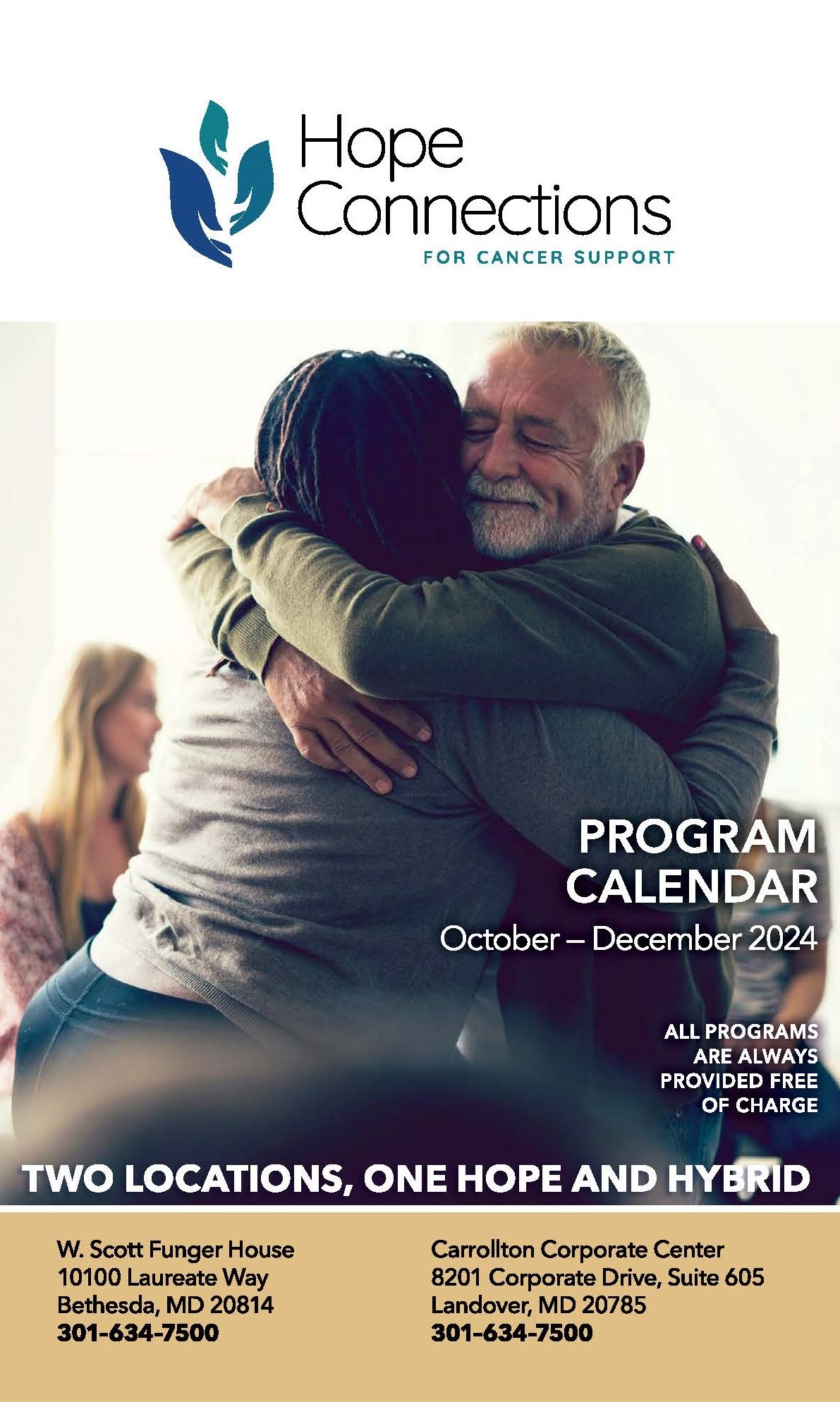 Printable Program Calendar - Hope Connections for Cancer Support